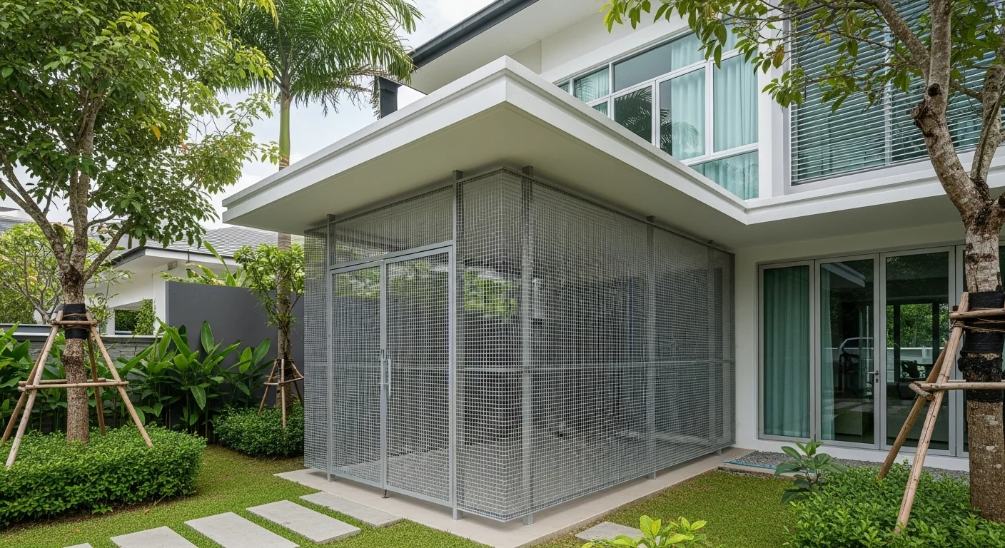 Entrance Enclosure - Mesh Technology Security Screens Sdn Bhd